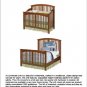 Convertible Crib/full Bed Furniture Woodworking Plans, Design #CRCN2