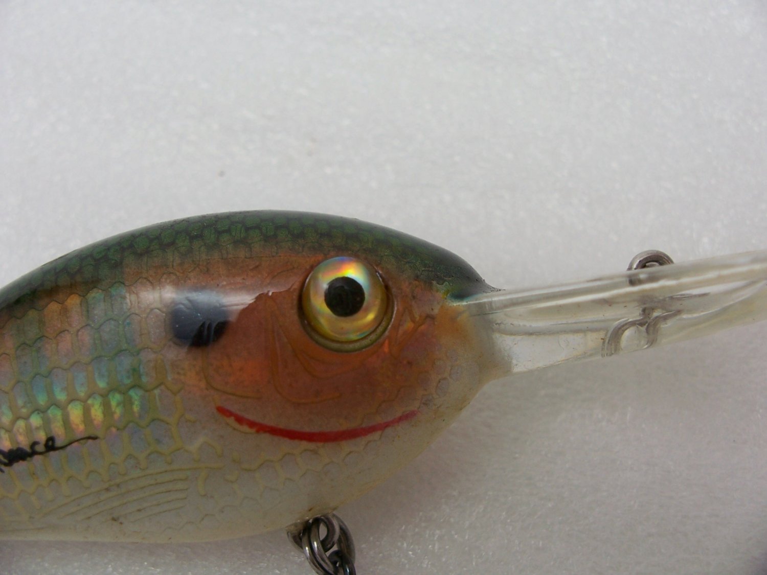 Vintage Bill Dance Fat Free Shad Rattle Fishing Lure