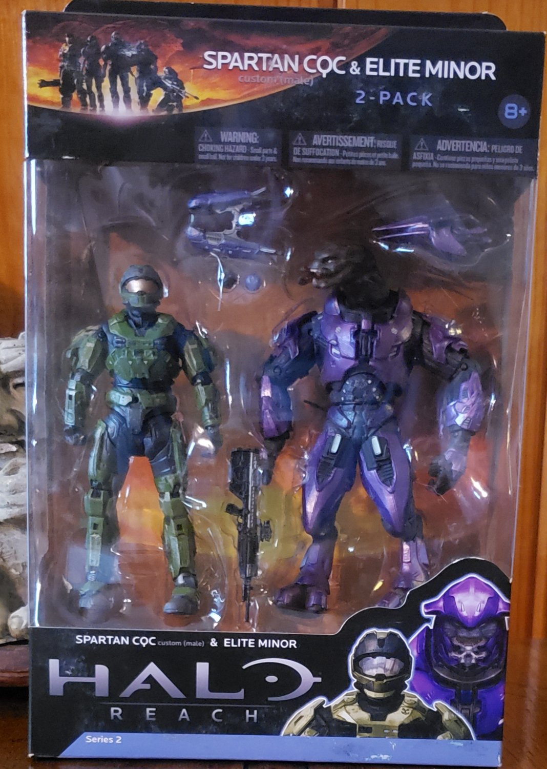 HALO REACH BOX SET --- SPARTAN CQC & ELITE MINOR --- 2-PACK NEW AND SEALED