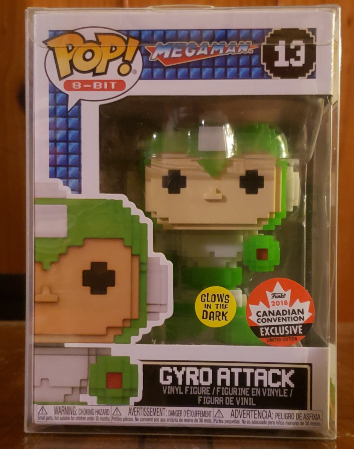 FUNKO POP - MEGAMAN: GYRO-ATTACK (8-BIT) CANADIAN CONVENTION EXCLUSIVE ...