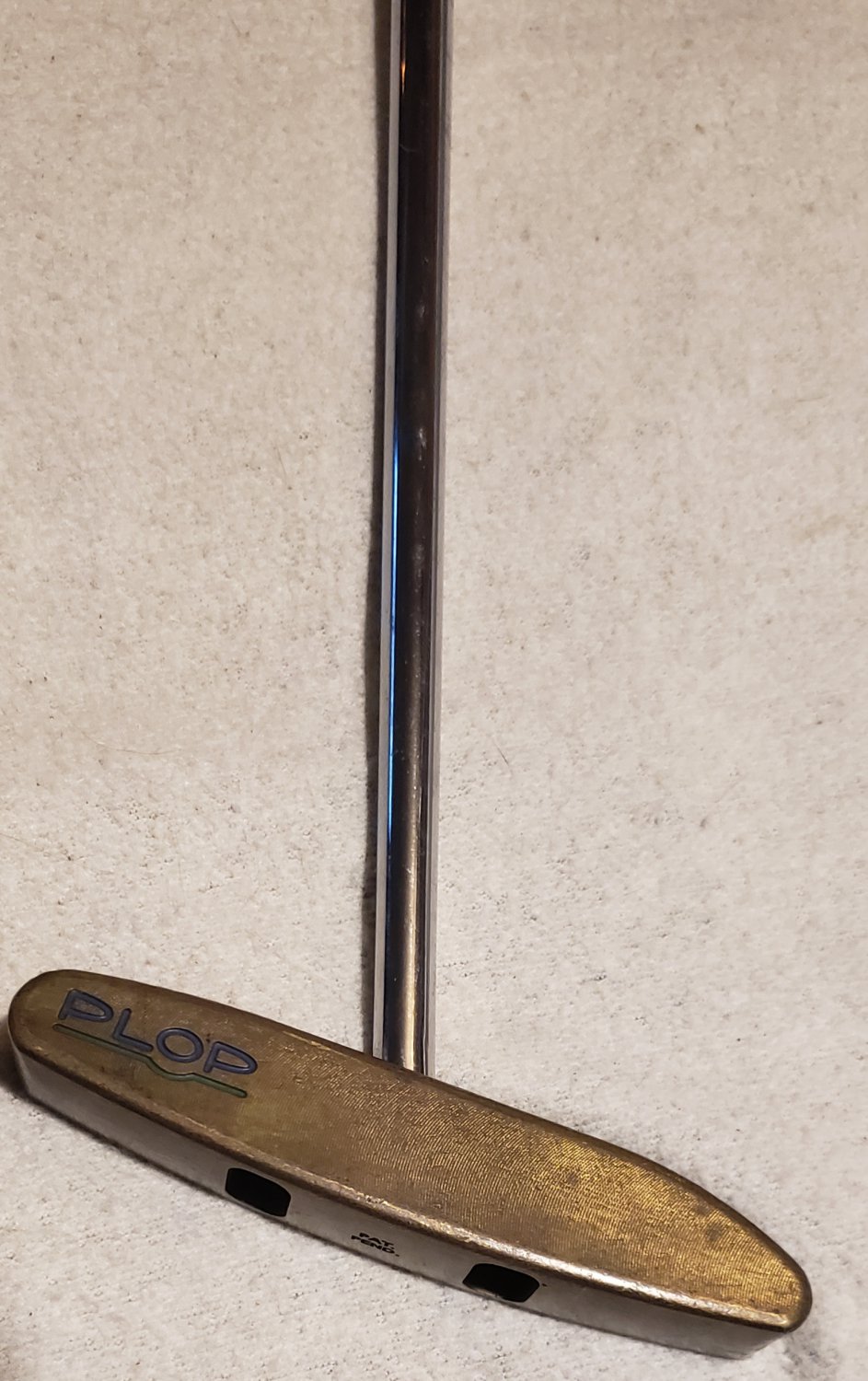 PLOP Putter BRASS MHR/LHR (ANGLED)