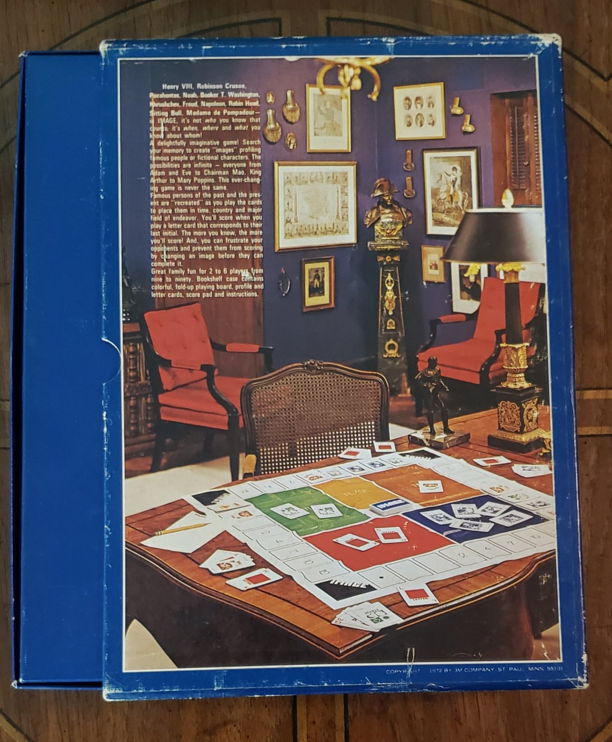 IMAGE - BOARD GAME (1971) 3M Bookshelf Games (HISTORICAL) Learning game