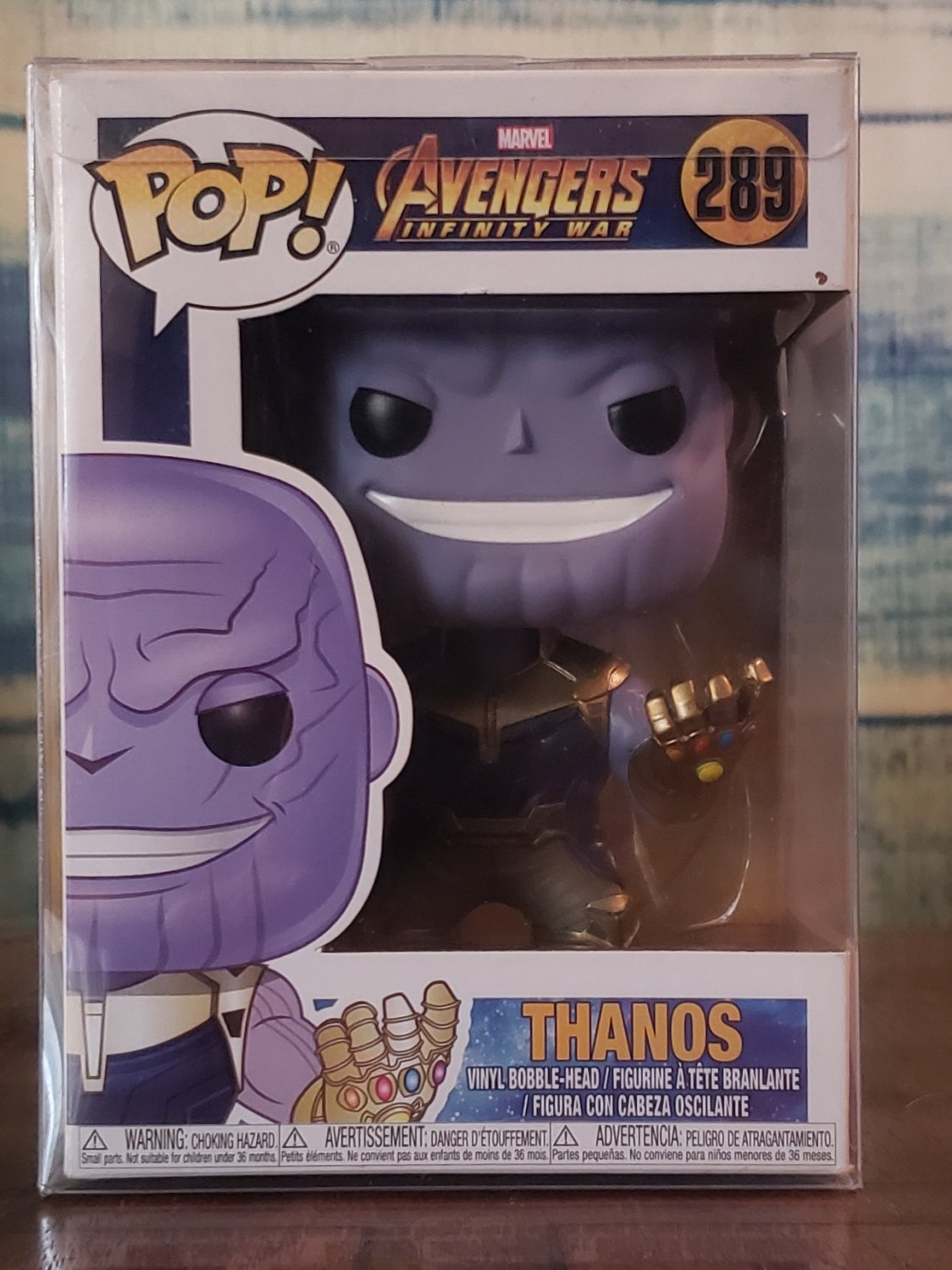 FUNKO POP - MARVEL - AVENGERS INFINITY WAR - THANOS w/ GAUNTLET #289 ...