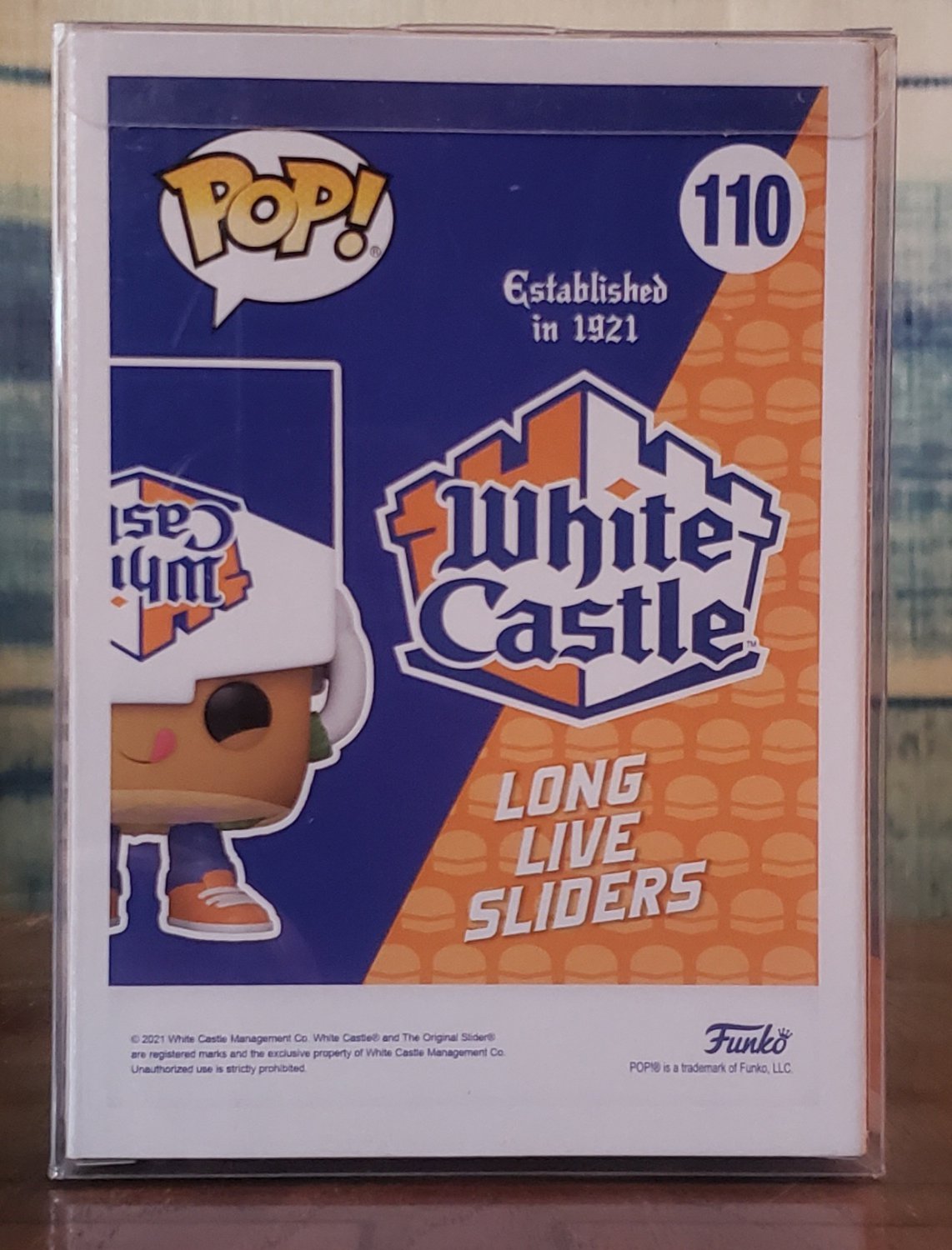 FUNKO POP - WHITE CASTLE SLIDER #110 - COMES IN SOFT PROTECTOR