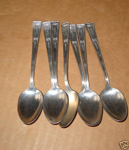 Antique 1835 Wallace Buckingham Spoons- "A" -7 availble