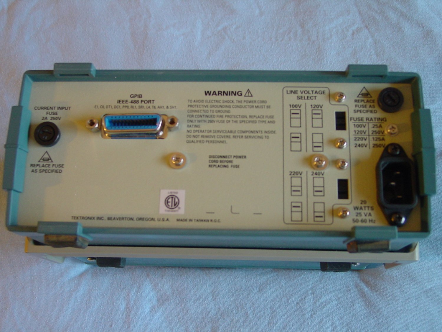 TEKTRONIX DM2510G PROGRAMMABLE DIGITAL MULTIMETER