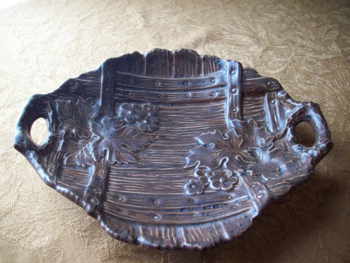 Vintage Handled Ceramic Tray