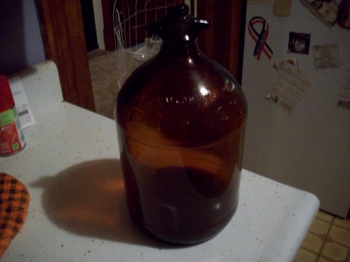 Vintage Brown Glass Hi-Lex Bleach Bottle