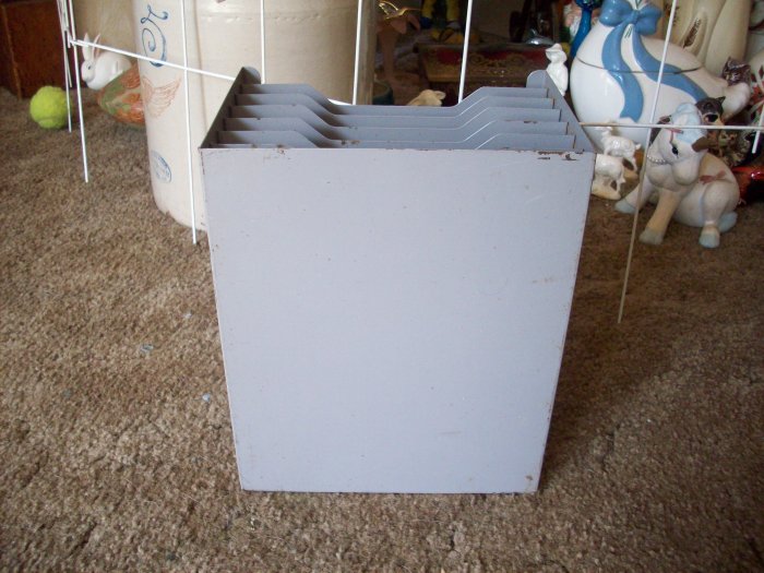 Six Slot Metal File Box