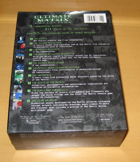 The Ultimate Matrix Collection - 10 disc DVD Box Set