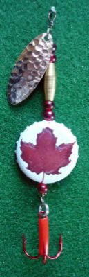 Novelty Fishing Lure - Molson Canadian Beer Bottle Cap Spinner