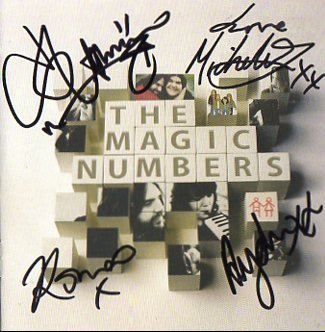 The Magic Numbers FULLY SIGNED Album COA 100% Genuine