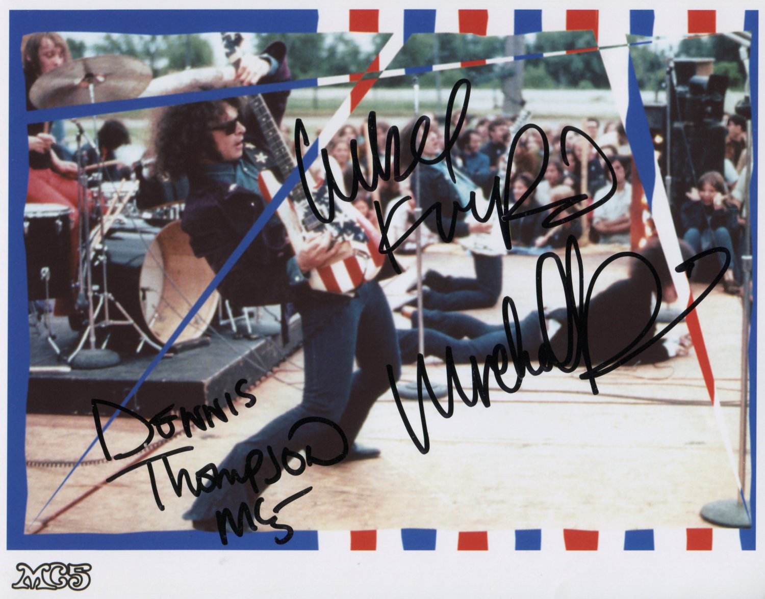 The MC5 SIGNED 8" x 10" Photo COA 100% Genuine