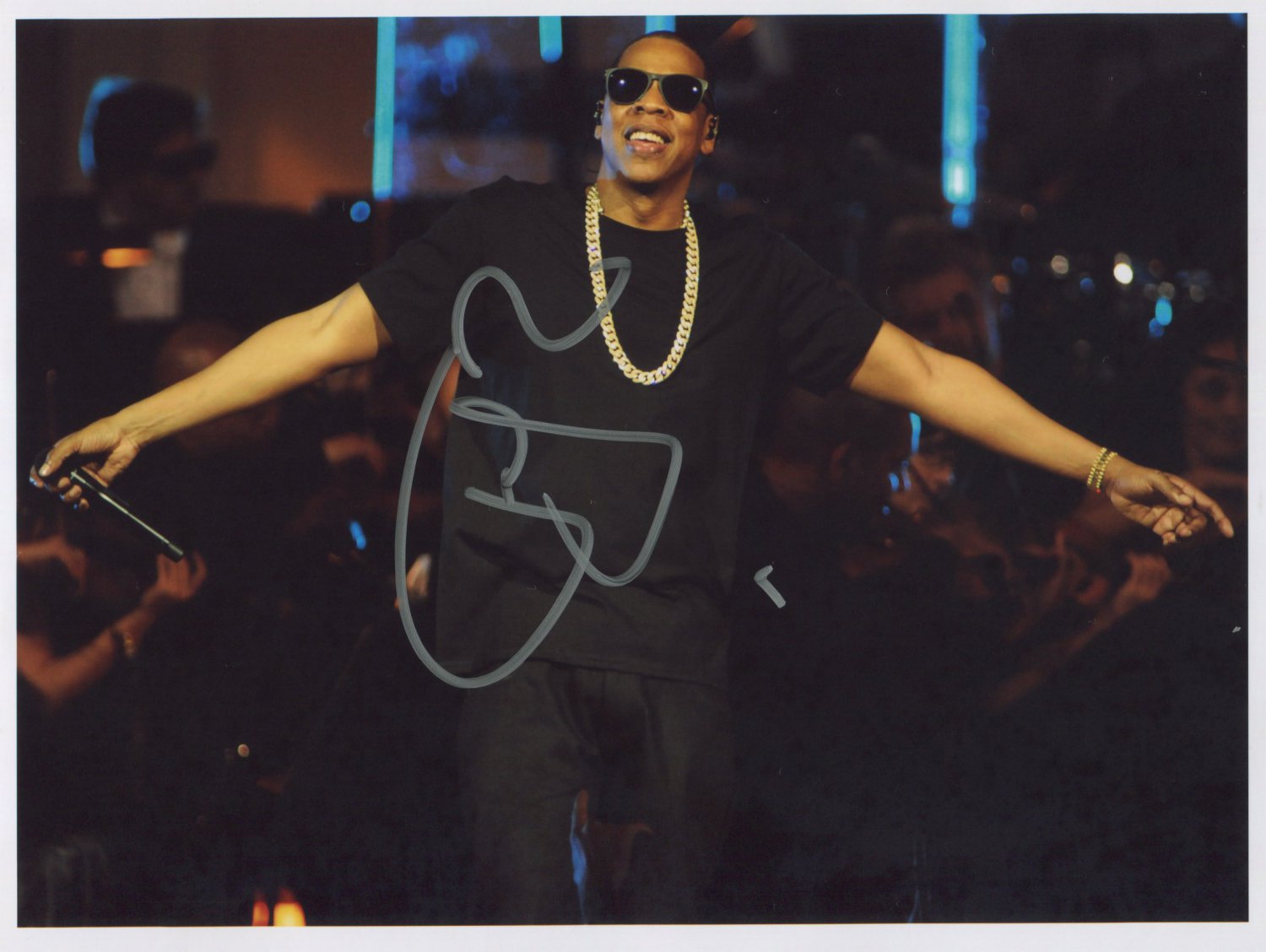 Jay-Z SIGNED 8" x 10" Photo + Certificate Of Authentication 100% Genuine