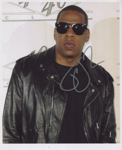 Jay-Z SIGNED 8" x 10" Photo + Certificate Of Authentication 100% Genuine