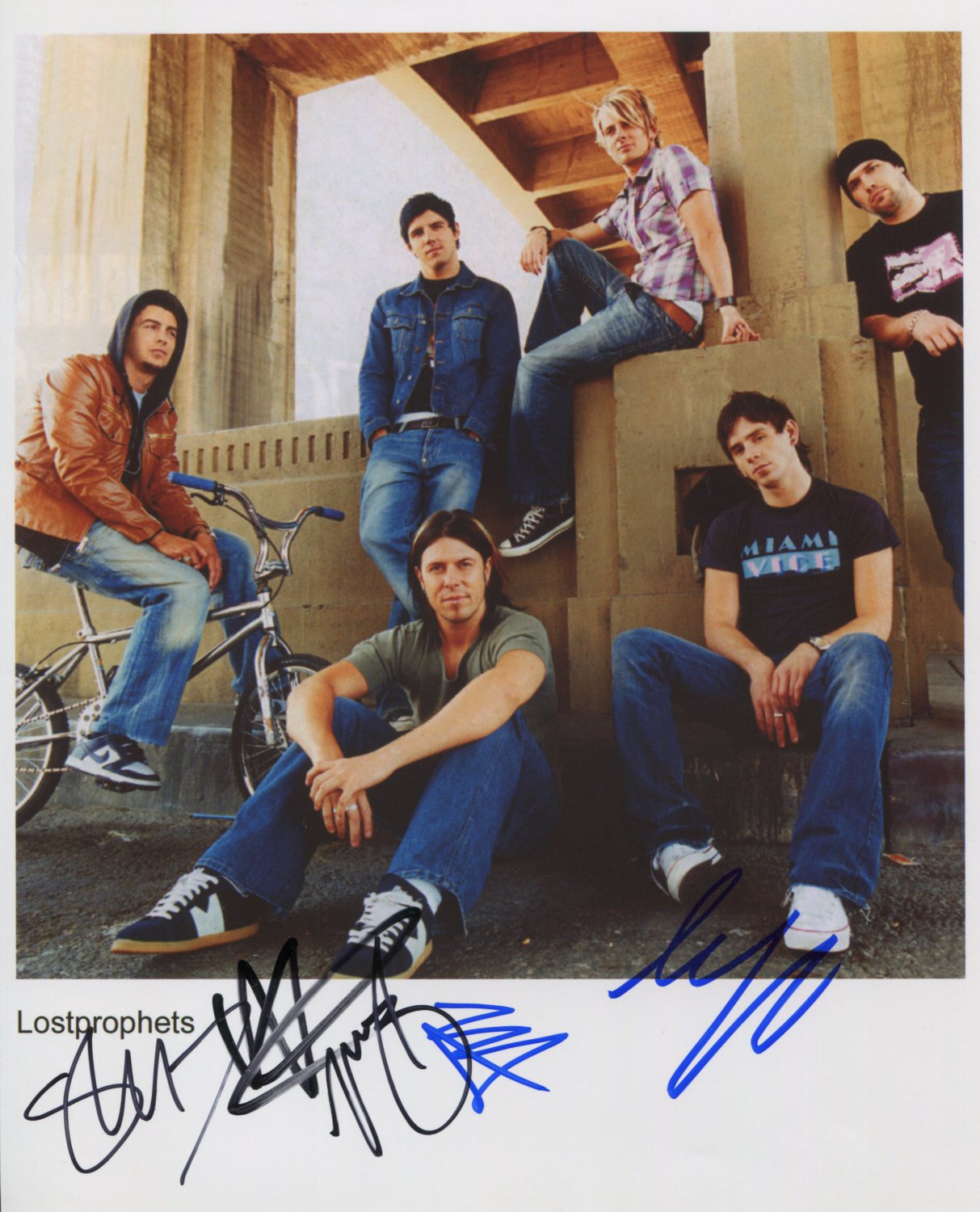 Lostprophets Lost Prophets FULLY SIGNED Photo + Certificate Of ...