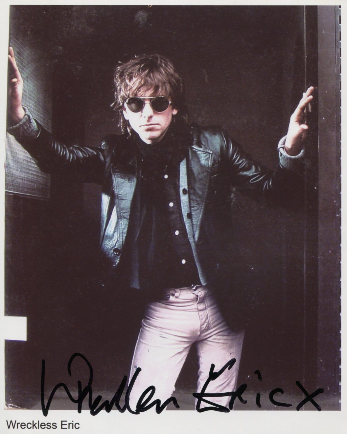 Wreckless Eric SIGNED 8" x 10" Photo + Certificate Of Authentication ...