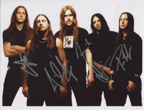 Opeth (Band) FULLY SIGNED Photo + Certificate Of Authentication 100% ...