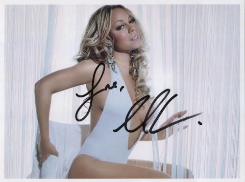 Mariah Carey SIGNED Photo + Certificate Of Authentication 100% Genuine