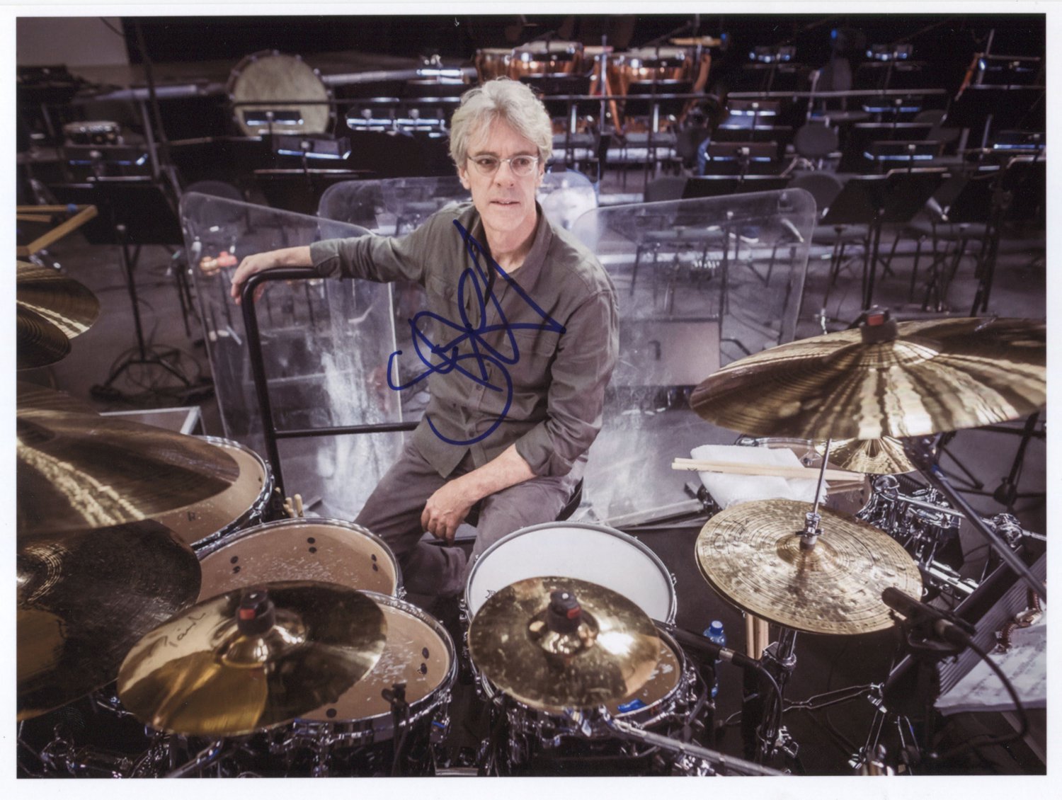 Stewart Copeland (Drummer) SIGNED 8" x 10" Photo + Certificate Of ...