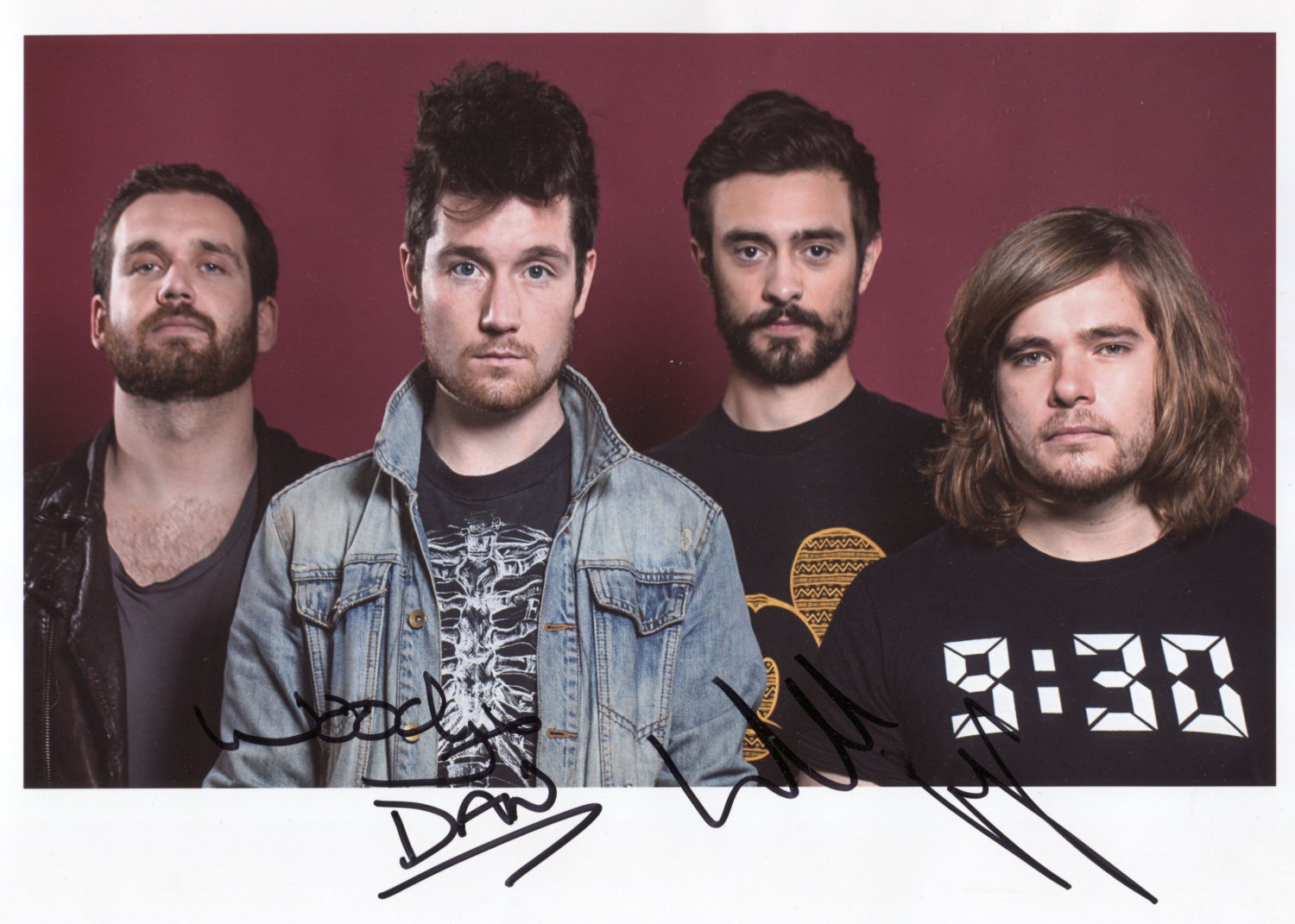 Bastille (Band) FULLY SIGNED Photo + Certificate Of Authentication 100% ...