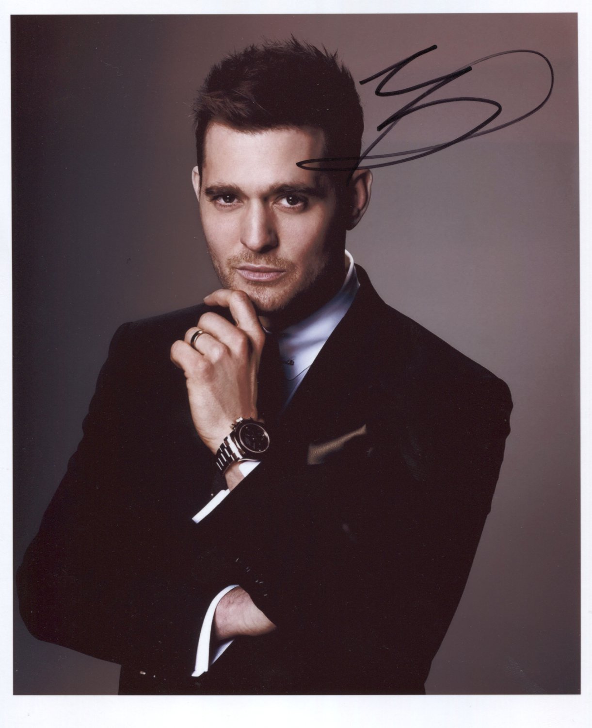 Michael Buble SIGNED Photo + Certificate Of Authentication 100% Genuine