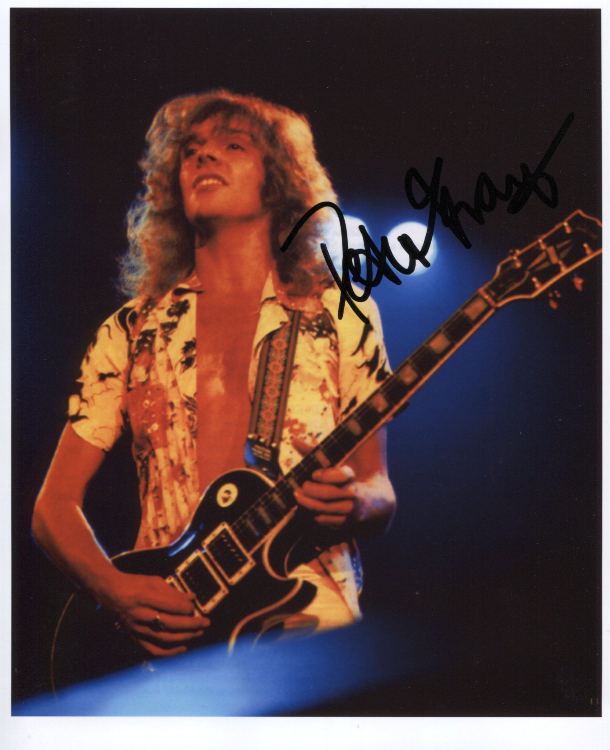 Peter Frampton SIGNED Photo + Certificate Of Authentication 100% Genuine