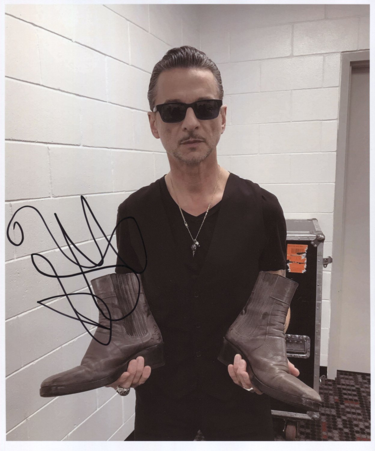 Dave Gahan Depeche Mode SIGNED Photo 1st Generation PRINT Ltd 150 + Certificate / 6