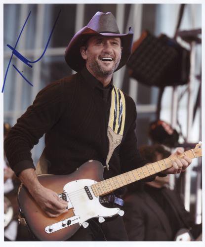 Tim McGraw SIGNED Photo + Certificate Of Authentication 100% Genuine