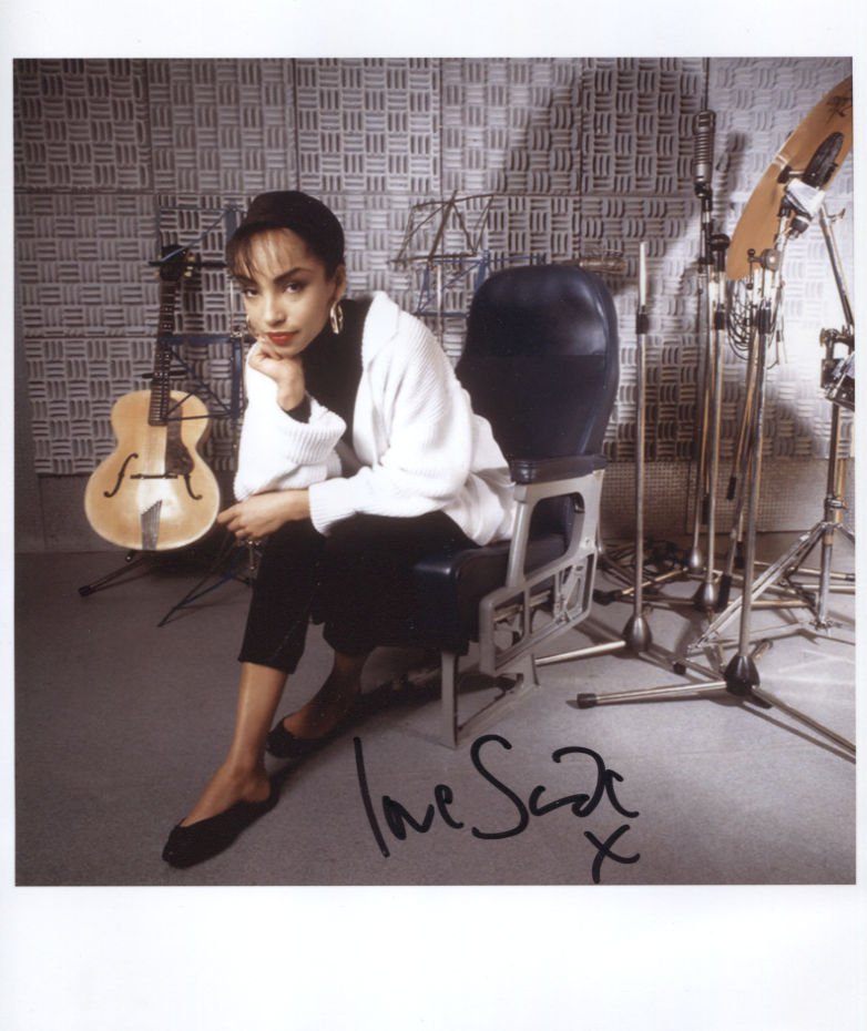 Sade Adu (Singer) SIGNED Photo Certificate Of Authentication 100% Genuine