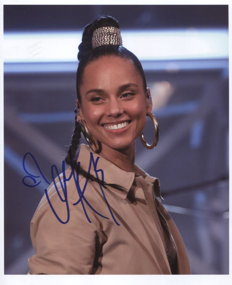 Alicia Keys SIGNED Photo 1st Generation PRINT Ltd 150 + Certificate / 2