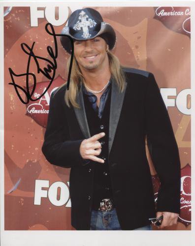 Bret Michaels Poison (Band) SIGNED 8" x 10" Photo + Certificate Of ...