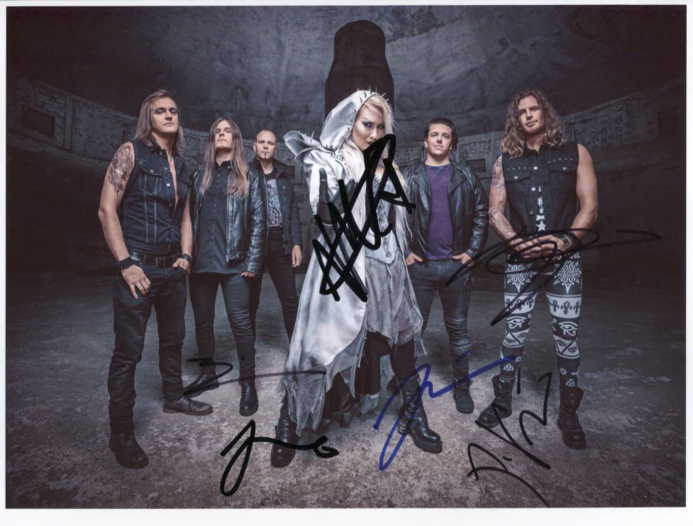 Battle Beast (Band) FULLY SIGNED 8" x 10" Photo + Certificate Of ...
