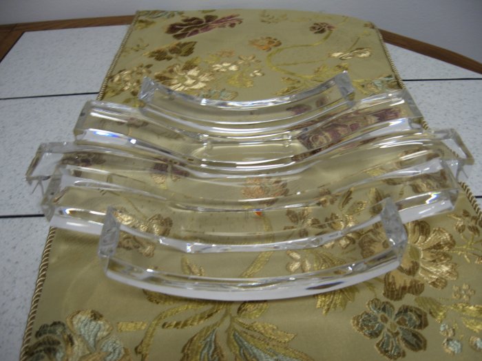 BEAUTIFUL COLLE HEAVY CRYSTAL PLATE - COLLECTIBLE