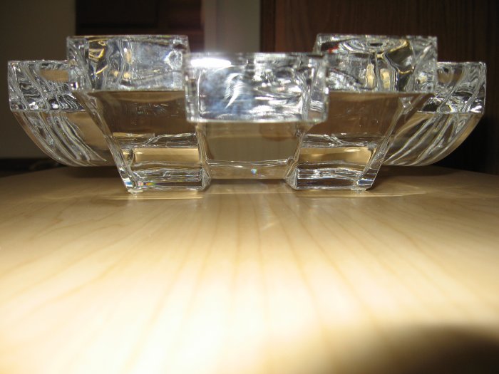 BEAUTIFUL COLLE HEAVY CRYSTAL PLATE - COLLECTIBLE