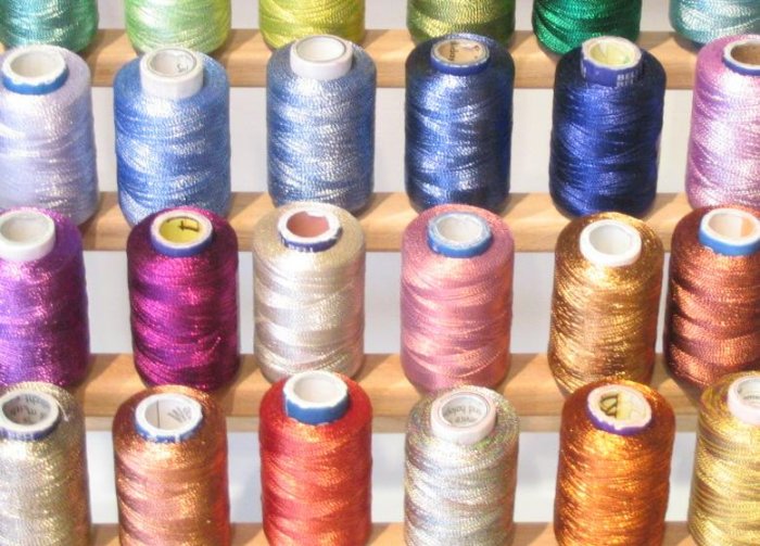 NEW LARGE 40 SPARKLE MACHINE METALLIC Embroidery THREAD