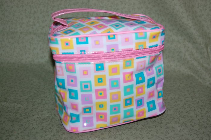 Avon - Pastel Squares Train Case
