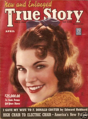 True Story Magazine April 1939 Doris Mae Myers VGC True Story Magazine April 1939 Doris Mae Myers VGC