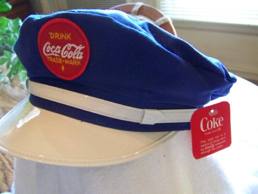 RARE COCA-COLA DELIVERY DRIVERS HAT - FREE SHIPPING