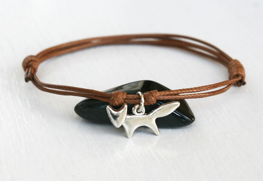 Fox Anklet, Fox Bracelet, (many colors to choose)