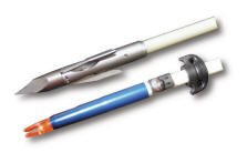 Bowfishing Arrow Innerloc Grapple 3 Point broadhead with Lumenok ...