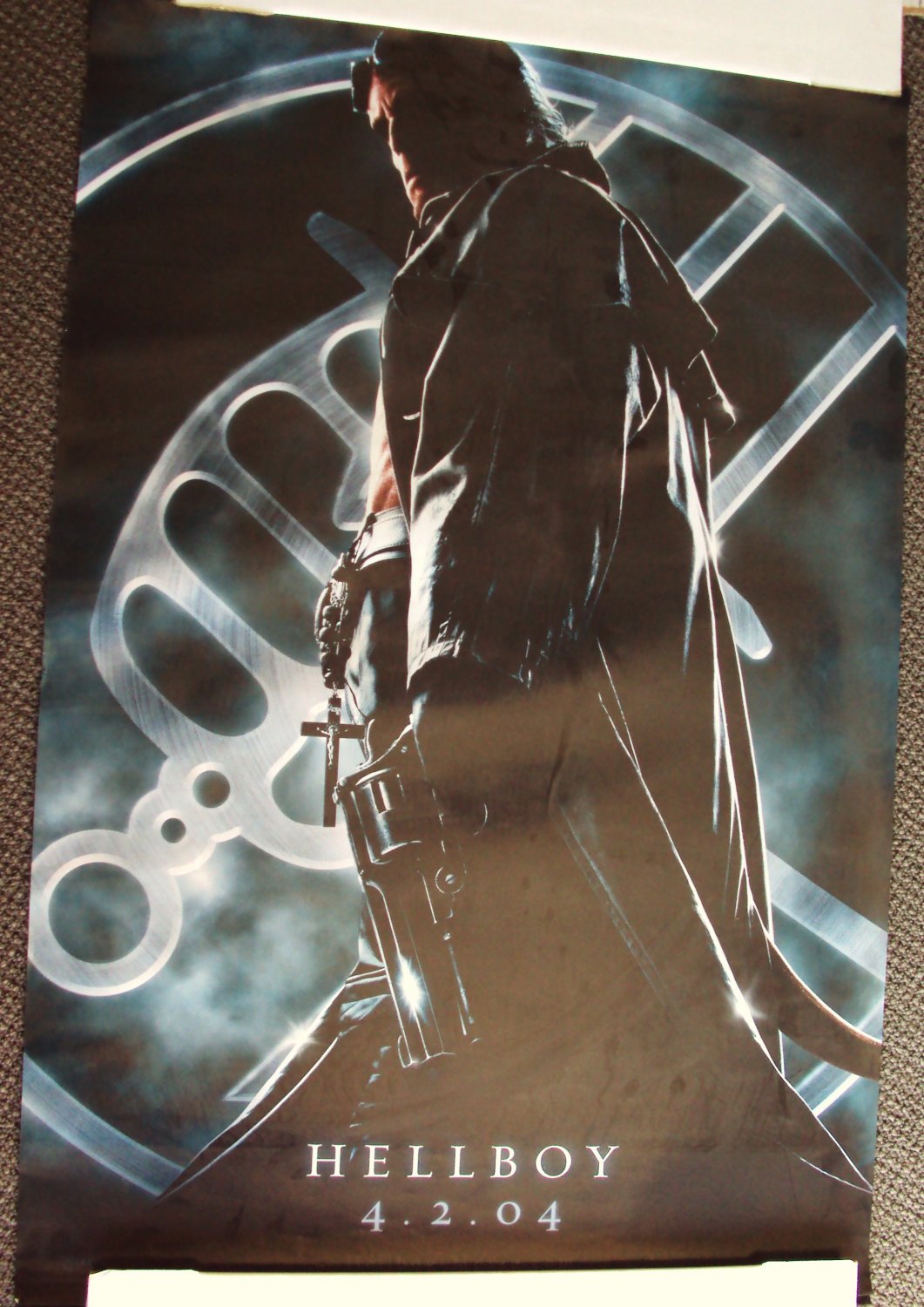 HELLBOY Original 2004 Movie POSTER Comic RON PERLMAN