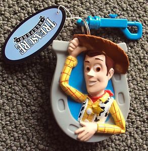 TOY STORY Cowboy WOODY Treasure Keeper keychain COIN HOLDER Disney ...