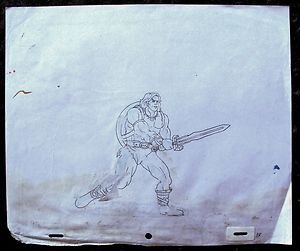 CONAN THE ADVENTURER Barbarian ORIGINAL Animation LINE DRAWING Artwork Art
