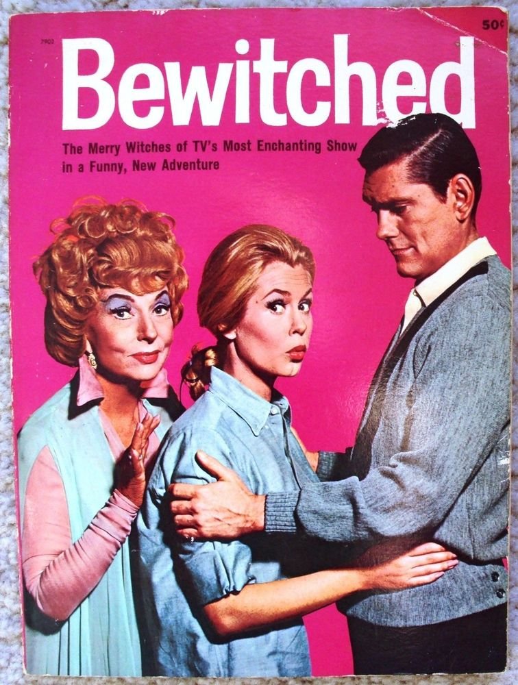 BEWITCHED Original Photo ILLUSTRATED Story Book Elizabeth Montgomery ...