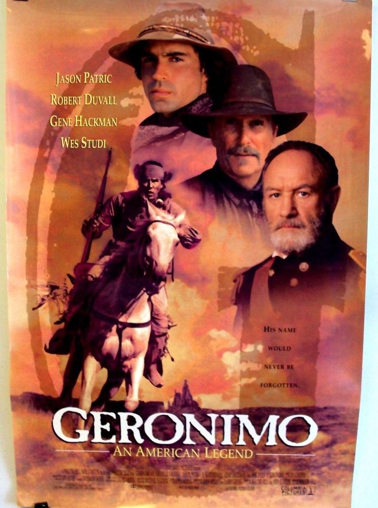 GERONIMO AMERICAN LEGEND Rolled POSTER Jason Patric ROBERT DUVALL Gene Hackman