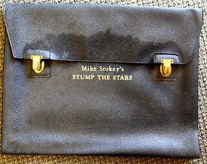 MIKE STOKEY Pantomime GAME Show STUMP THE STARS Promotional Bag HOLDER ...