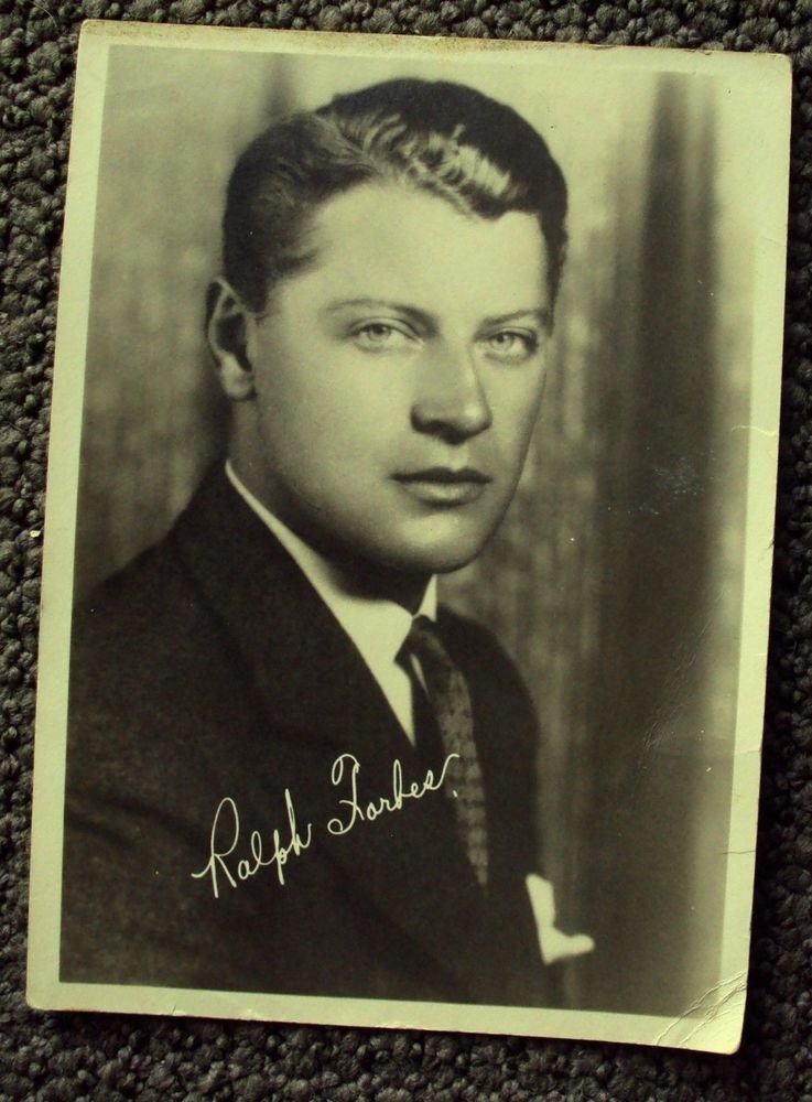 RALPH FORBES Photo MAX FACTOR Studios HOLLYWOOD 1920's Facsimile ...