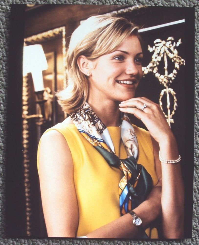 CAMERON DIAZ unpublished OUTTAKE Color PHOTO My Best Friend's Wedding 1997