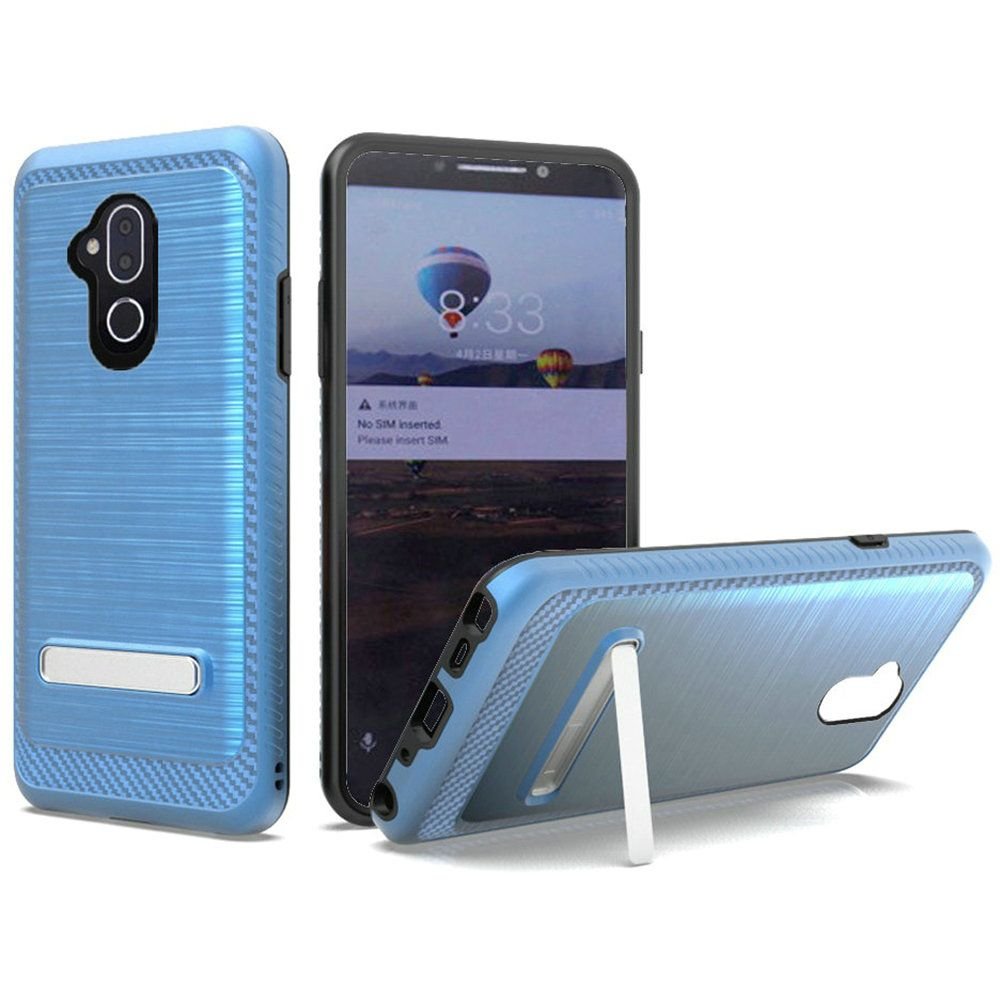 Alcatel Revvl 2 Plus (2018) Case Slim Brushed Hybrid with Design Edged ...